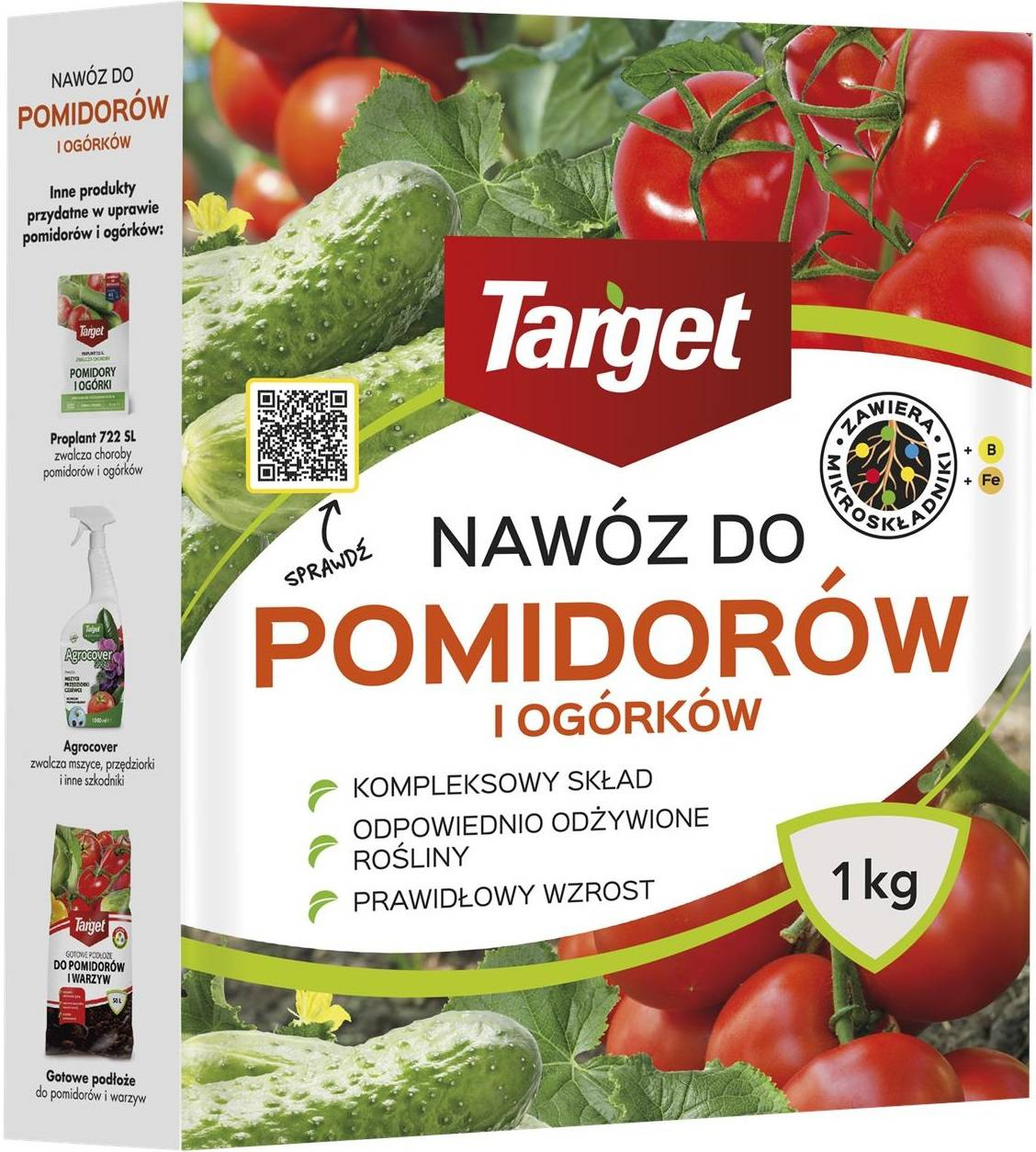 Nawóz do pomidorów i ogórków z mikroelementami 1 kg - Sklep Ogrodnika Amatora